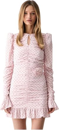 Rotate Rotate Birger Christensen, Femme, Robes, Rose, Taille: 36 FR Summer Robes