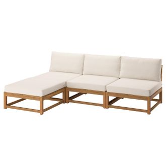 IKEA N&Auml;MMAR&Ouml; 3er-Sitzelement + R&eacute;camiere