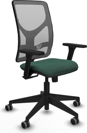 Piqueras y Crespo Telearbeitssessel mit 3D-Armen, h&ouml;henverstellbare Lendenwirbelst&uuml;tze, ausgestattet mit 3 Positionen und Schneidschaum. Mit Rollen von 65 mm Parkett, G