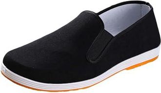 Generico Mocassin Plat pour homme &eacute;l&eacute;gant Casual Slip-on Mocassins Homme L&eacute;ger Blanc C&eacute;r&eacute;monie Baskets Homme Marche Chaussures de Course S&eacute;curit&eacute;, jaune, 44 EU