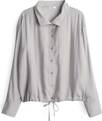 OPUS Langarmbluse FAYRA aus weichem Modal Mix lockere Passform, glatter Griff, dezenter Schimmer