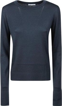 Patrizia Pepe Langarm-Sweatshirt - - Knitwear - Damen - Blau - M