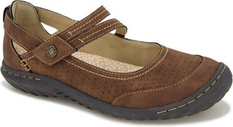 JBU by Jambu JBU Fawn Damen Komfort Casual Classic Mary Jane Flats Mode Schuhe, Dunkelbraun, 38 EU