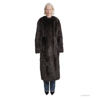 Toteme Silky Shearling Coat