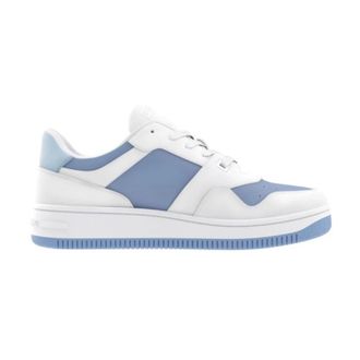 Tommy Jeans Retro Basket Style Leder-Sneakers - - Shoes - Damen - Mehrfarbig - 39 EU