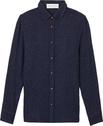 God's True Cashmere button-up shirt - Blau