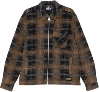 Barbour Check-pattern Zip-up Jacket