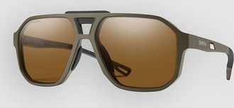 Smith Truss Matte Olive Oil Sonnenbrille chromapop polarized brown
