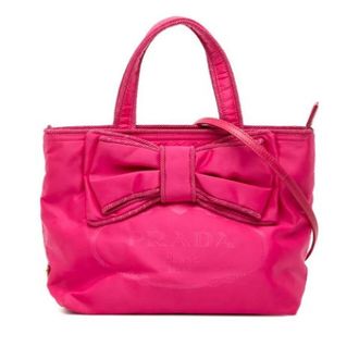 Prada Pre-owned Vintage Nylon Handtasche - - Pre-owned - Damen - Rosa - ONE SIZE