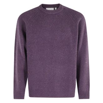 Carhartt Work in Progress Anglistic Sweater - - Knitwear - Herren - Lila - S
