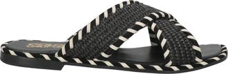 Colors Of California CRISS CROSS SANDAL IN RAFFIA