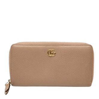 Gucci Portefeuille zipp&eacute; Pre-owned - Femme - Pre-owned - Beige - Taille: ONE Size