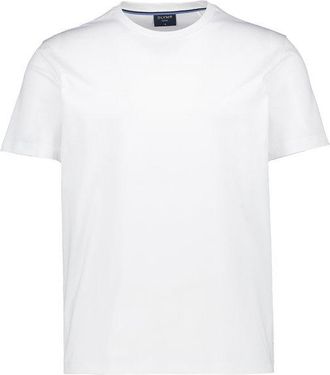 Olymp Herren T-Shirt wei&szlig; Baumwolle
