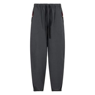 Prada Jogginghose aus Wolle und Mohair - - Trousers - Damen - Grau - XS
