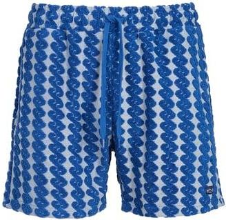 Maison Labiche Short &agrave; vagues en coton m&eacute;lang&eacute;