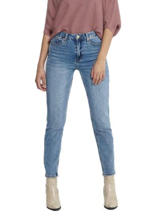 Only Female Straight-Fit Jeans ONLEMILY Hohe Taille Gerade geschnitten Jeans
