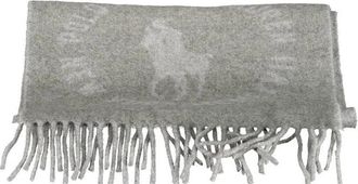 Ralph Lauren Homme, Accessoires, Gris, Taille: ONE Size &Eacute;charpe Classique en M&eacute;lange de Laine