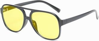 Generic Lunettes De Soleil Vacances For Hommes Et Femmes, Sport &Agrave; Grande Monture For Lext&eacute;rieur(Yellow)