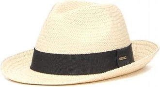 HUGO BOSS Femme, Accessoires, Beige, Taille: S/M Frederyc Panama Hat