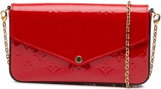 Louis Vuitton Hobo Bags - Monogram Vernis Pochette Felicie - Gr. unisize - in Rot - für Damen