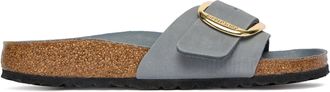 Birkenstock Pantoletten Birkenstock Madrid Big Buckle Hex 1032090 Grau