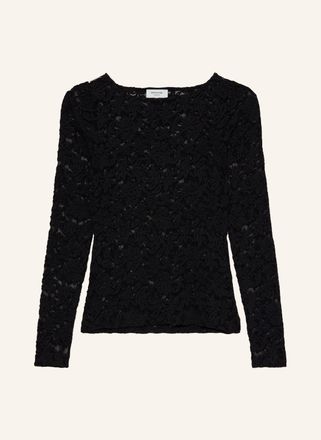 Rosemunde Longsleeve Delicia Aus Spitze schwarz