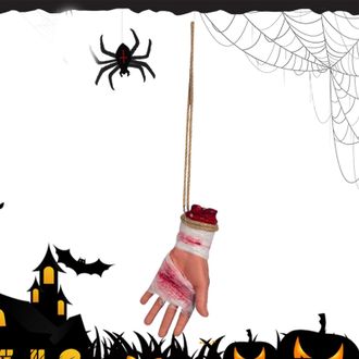 Generico Realistische K&ouml;rperteile: gruselige Halloween-Accessoires | Scherzdekorationen f&uuml;r Karnevalsparty, Spukhauszubeh&ouml;r, Vorgarten, Hof, Weihnachtstreffen,