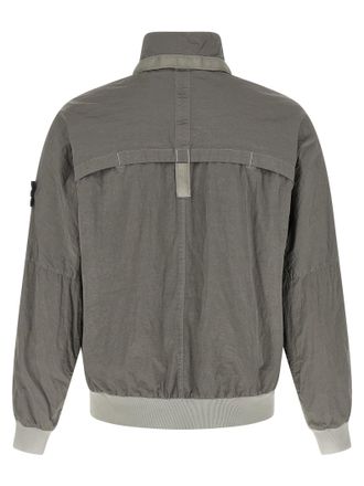 Stone Island Metal Nylon Bomber Jacket - Grey
