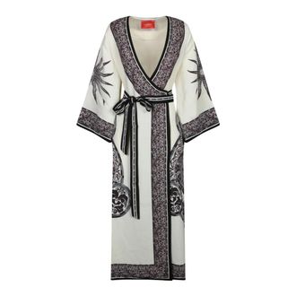 La DoubleJ Wickelkleid - - Dresses - Damen - Beige - L