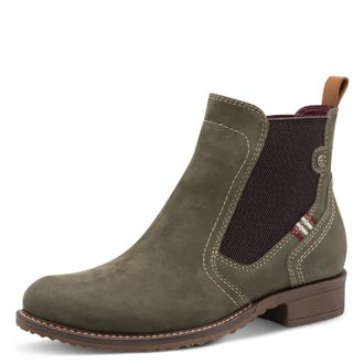 Tamaris Damen Stiefel Leder gr&uuml;n 41