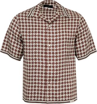 Amiri Kariertes Hemd - Braun