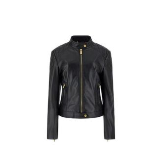 Guess Veste col montant en cuir