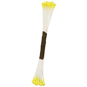 PME STAM20LY Staubgefäße für Zuckerblumen, fein, Kunststoff, Perl-zitronengelb, 0.1 x 0.11 x 7.4 cm