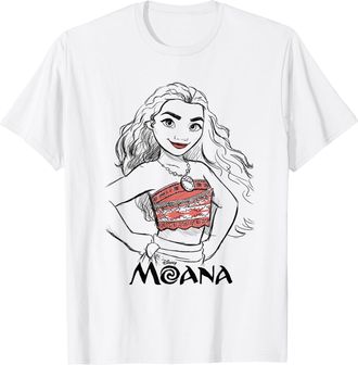 Disney Moana Sketch Princess T-Shirt