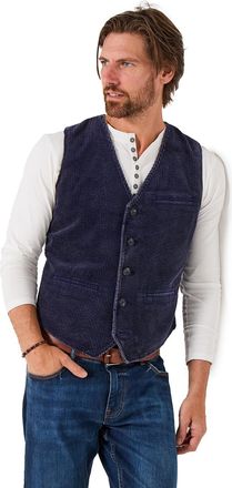 Joe Browns Herren Stylish Cord Front Waistcoat Blazer, Navy, 48