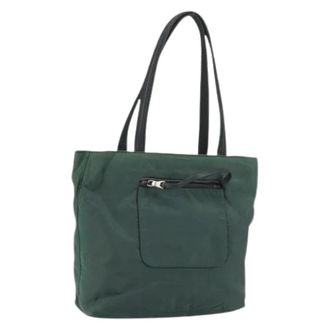 Prada Pre-owned Nylon Tote Bag - - Pre-owned - Damen - Gr&uuml;n - ONE SIZE