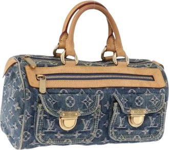 Louis Vuitton Pre-owned Monogram Denim Hand Bag - - Pre-owned - Damen - Blau - ONE SIZE