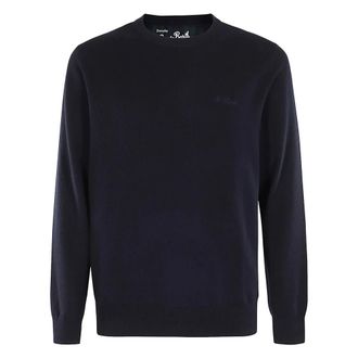 MC2 Saint Barth Rundhals-Pullover - - Knitwear - Herren - Blau - S