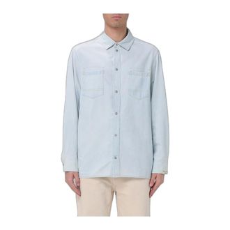 Golden Goose Baumwoll-Denim-Hemd - - Shirts - Herren - Blau - S