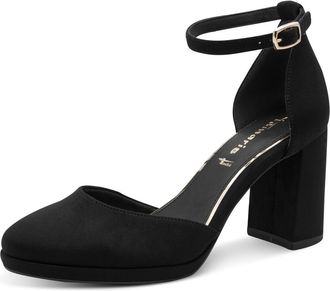 Tamaris Damen Pumps Vegan schwarz 40