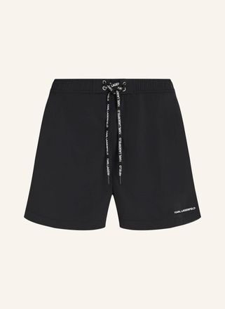 Karl Lagerfeld Bade-Shorts schwarz