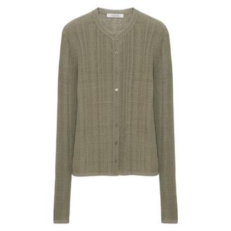 Dorothee Schumacher Summer Ease Leichte Strickjacke - - Knitwear - Damen - Gr&uuml;n - L