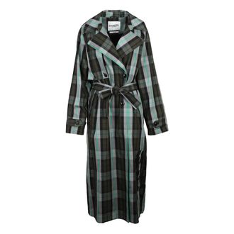 Essentiel Femme, Manteaux, Multicolore, Taille: 44 FR Manteau Imperm&eacute;able en M&eacute;lange de Coton &agrave; Double Boutonnage