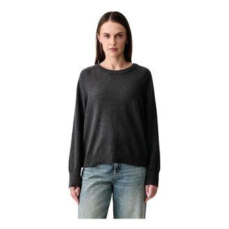 Marc O'Polo Pull-over doux en coton stretch - Femme - Pulls - Gris - Taille: 44 FR