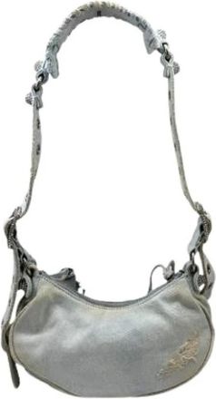 Balenciaga Sac bandouli&egrave;re vintage en denim Pre-owned - Femme - Pre-owned - Bleu - Taille: ONE Size