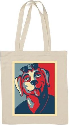 Generic TV 38 Sac fourre-tout en coton naturel Blanc