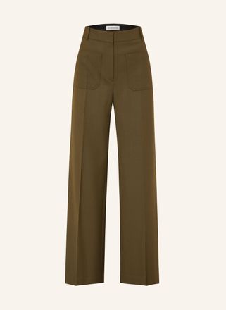 Victoria Beckham Marlenehose Alina gruen