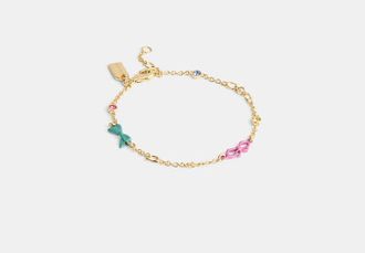 Coach Gerades Armband mit Mini-Schleife