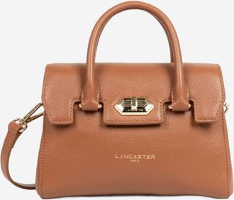 Lancaster Handtasche Lancaster Sac main A rabat avec fermoir Mini Milano Cosmos Camel