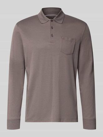 Bugatti Regular Fit Poloshirt aus Baumwoll-Mix mit Brusttasche